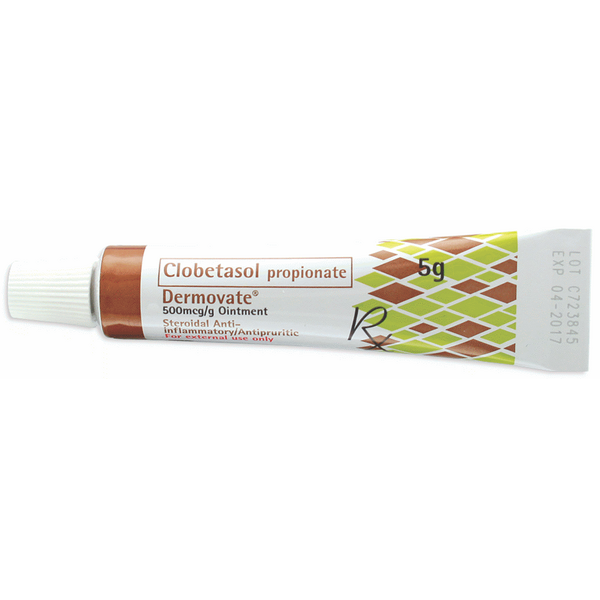 DERMOVATE Clobetasol Propionate 500mcg / g Ointment 5g price in the ...